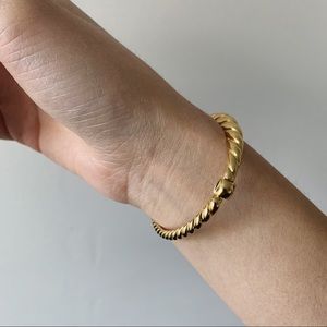 Mejuri | Jewelry | Mejuri Gold Vermeil Croissant Dome Bracelet | Poshmark